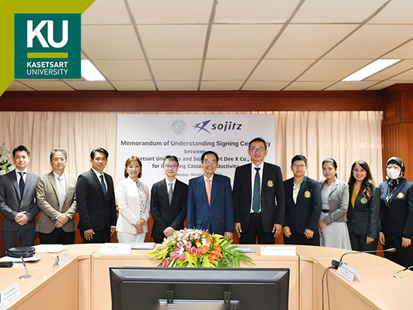 KU-KU News | MoU Signing Ceremony between KU and Sojitz Kaset Dee X Co...